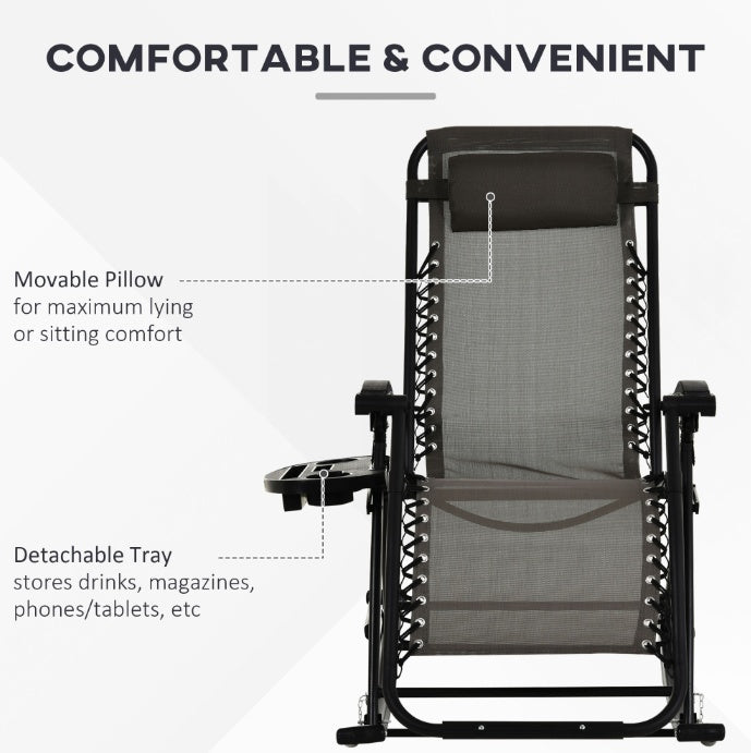 Zero Gravity Rocker Chair | Reclining Lounger with Headrest | GetActive ...